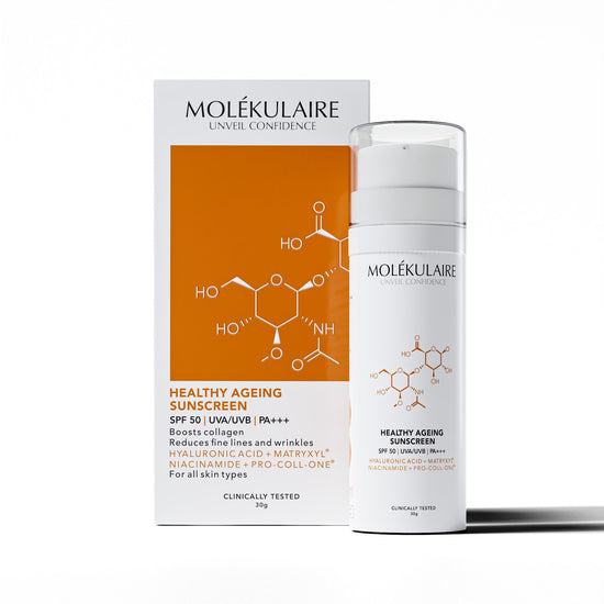 Curasol Healthy Ageing Sunscreen | 30g with Hyaluronic Acid – Molekulaire